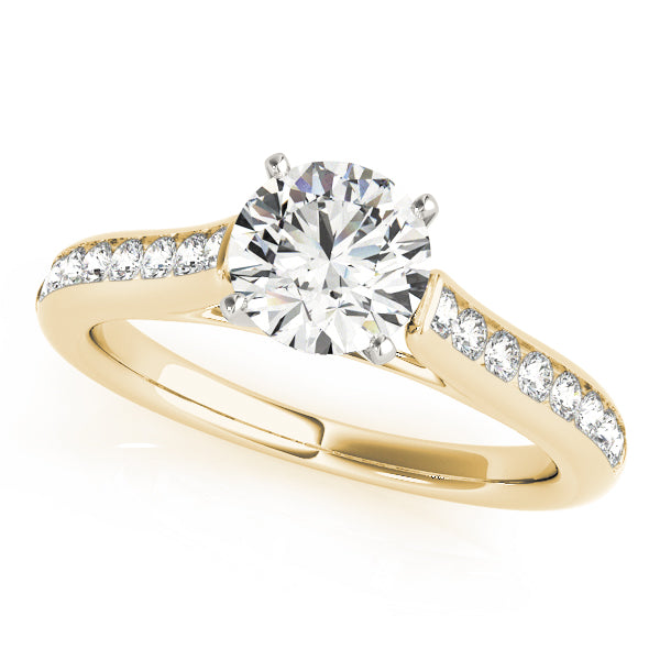 14k Channel Set REngagement Ring – Rondels Jewelry | Engagement Rings ...