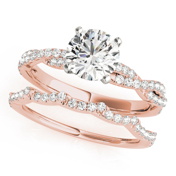 14k Engagement Ring Set – Rondels Jewelry | Engagement Rings, Wedding ...